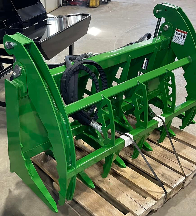 Bigtoolrack Extreme Granite Grapple Fits John Deere Quick Attach Loade