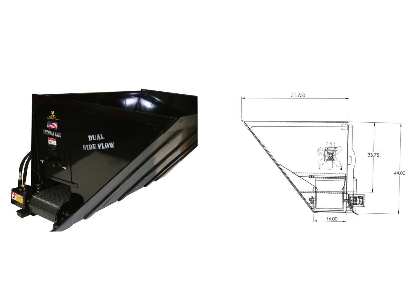 Bigtoolrack Dual Side Flow Bucket