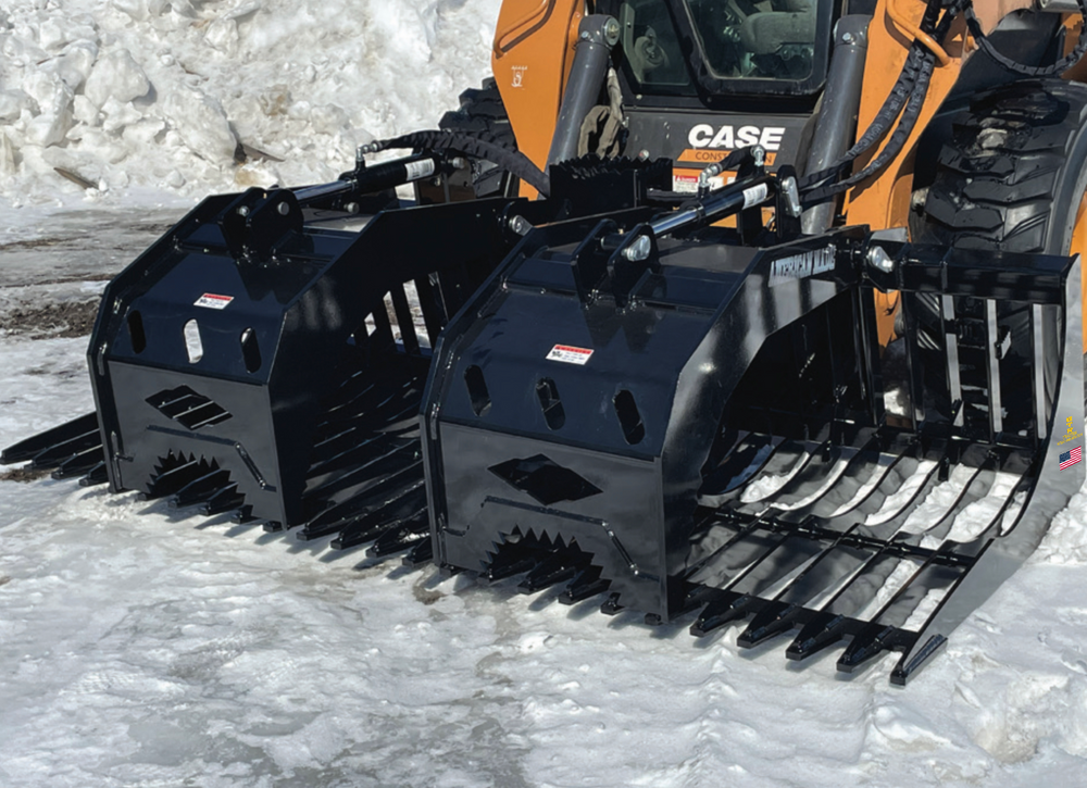 Bigtoolrack Brush Bucket With Grapple