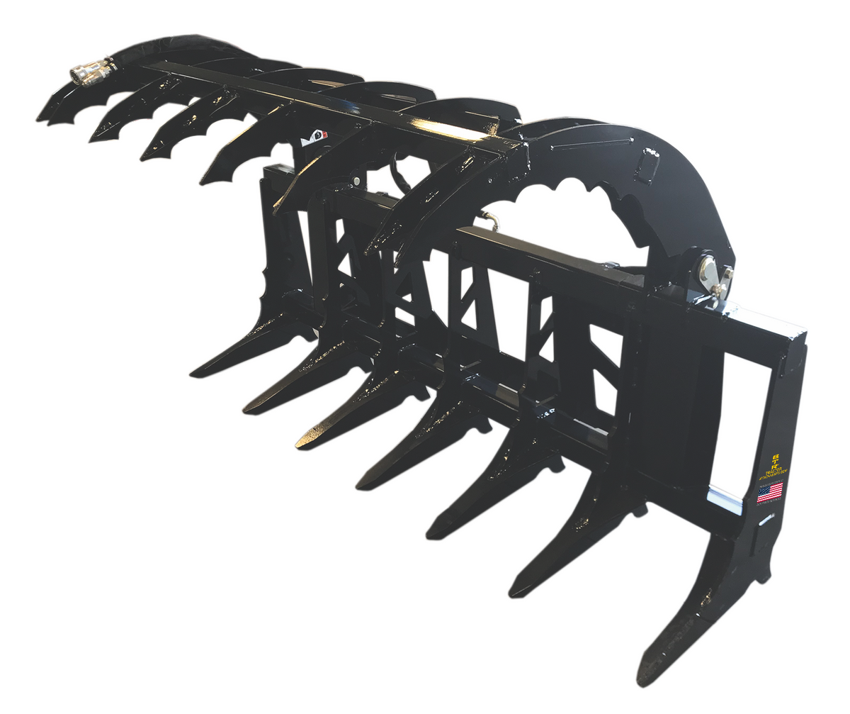 Bigtoolrack Extreme Granite Grapple Fits Skid Steer Quick Attach Loade